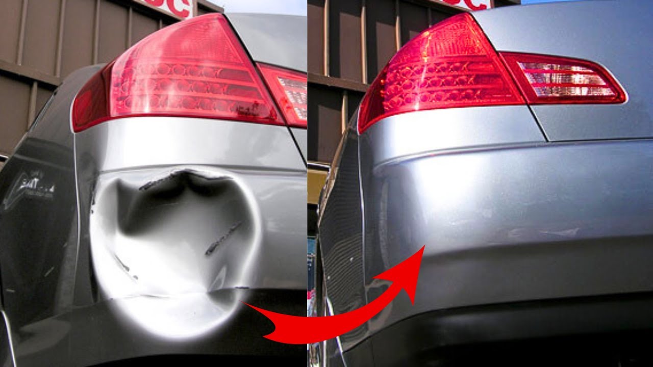 Car Front Bumper repairing - YouTube
