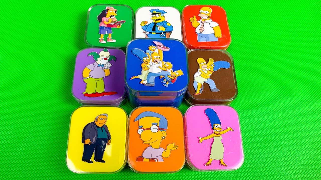 Looking For The Simpsons Inside Gift Box | Satisfying Video - YouTube