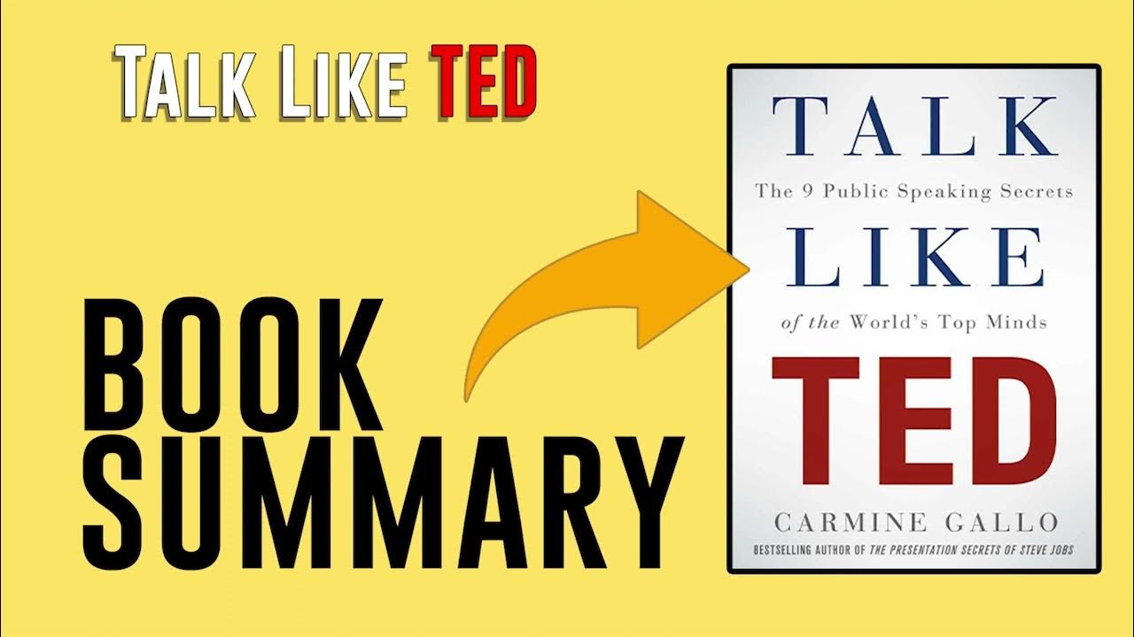 Talk Like TED by Carmine Gallo Free Summary Audiobook - YouTube