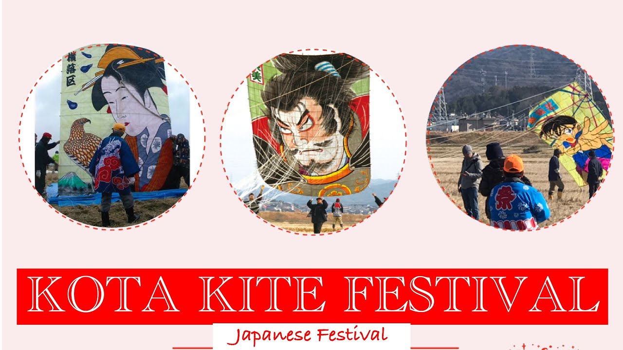 Japanese Festivals - Kota Kite Flying Festival | Kota Takoage Matsuri ...