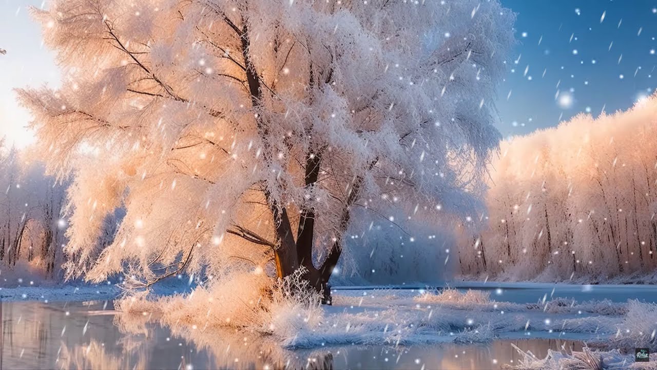 Beautifull Winter Relaxing Calming Music ☸ Strong Positive Energy Wake ...