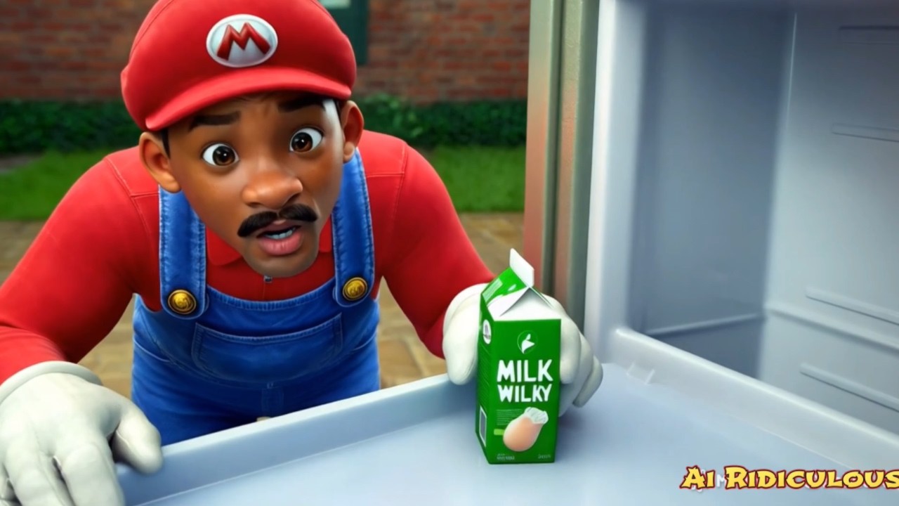 What happens when Will Smith - Mario Cooks Spaghetti? - YouTube