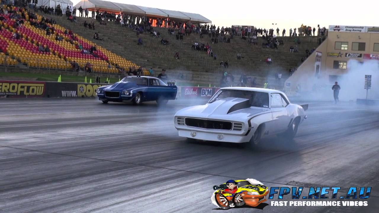 DANDY ENGINES OUTLAW 10.5 TWIN TURBO V8 CAMARO APSA SHOOTOUT SYDNEY ...