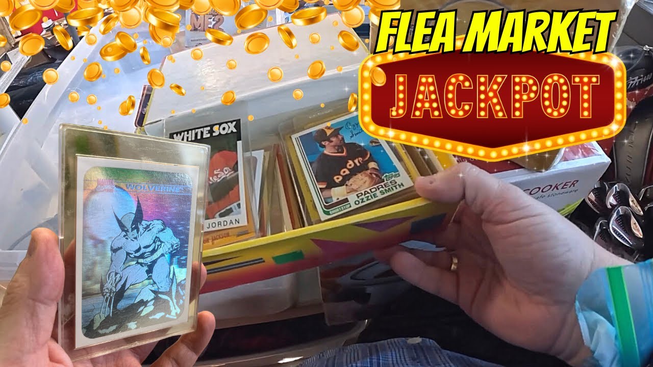 FLEA MARKET SPORTS CARD TREASURE TROVE! - YouTube