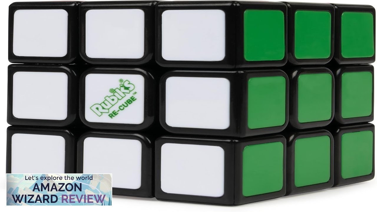 Rubik's Re-Cube The Original 3x3 Cube Made with 100% Recycled Plastic ...
