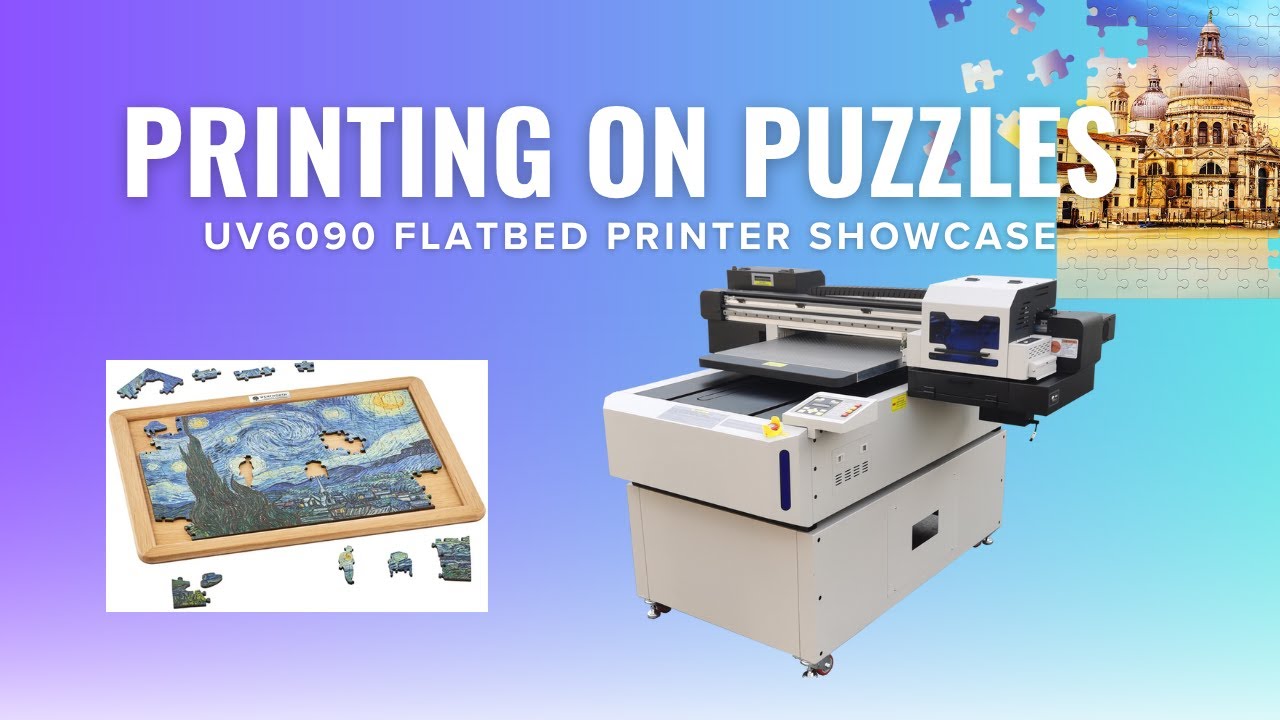 Watch How We Print Amazing Art on Puzzles With UV Light! - YouTube