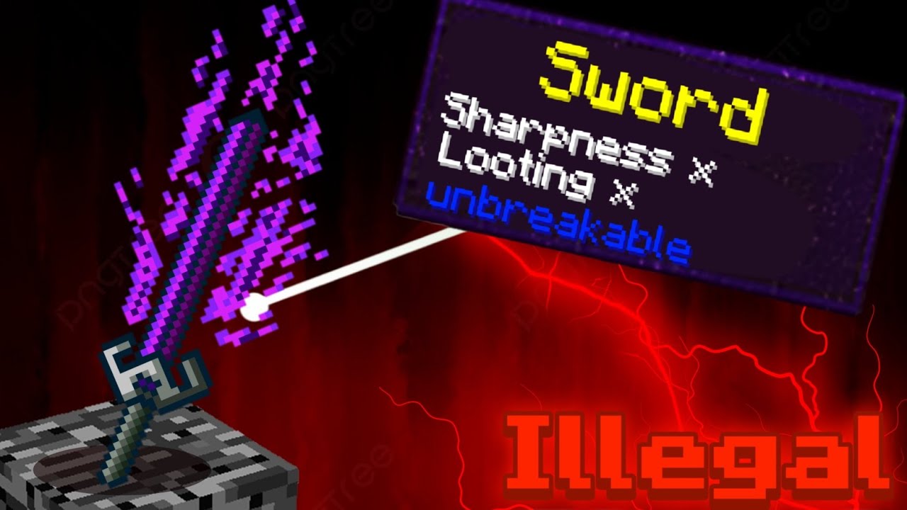 how I obtained this illegal sword in this Smp #minecraft - YouTube