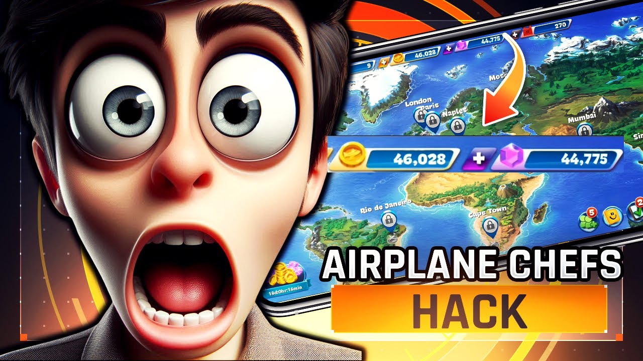 Airplane Chefs Hack iOS/Android 2024 - How to Get Airplane Chefs Gems & Coins - YouTube