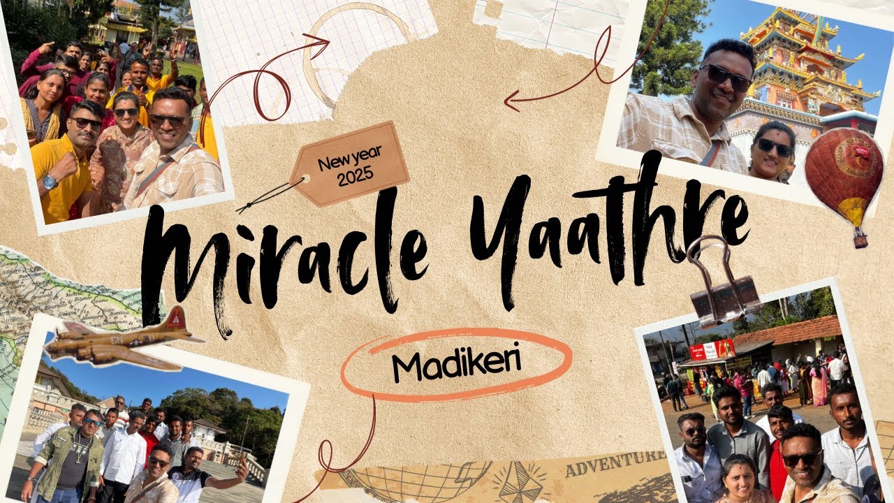 Miracle Yaathre with Modicare Miracle Team to Madikeri @ New Year 2025.. - YouTube
