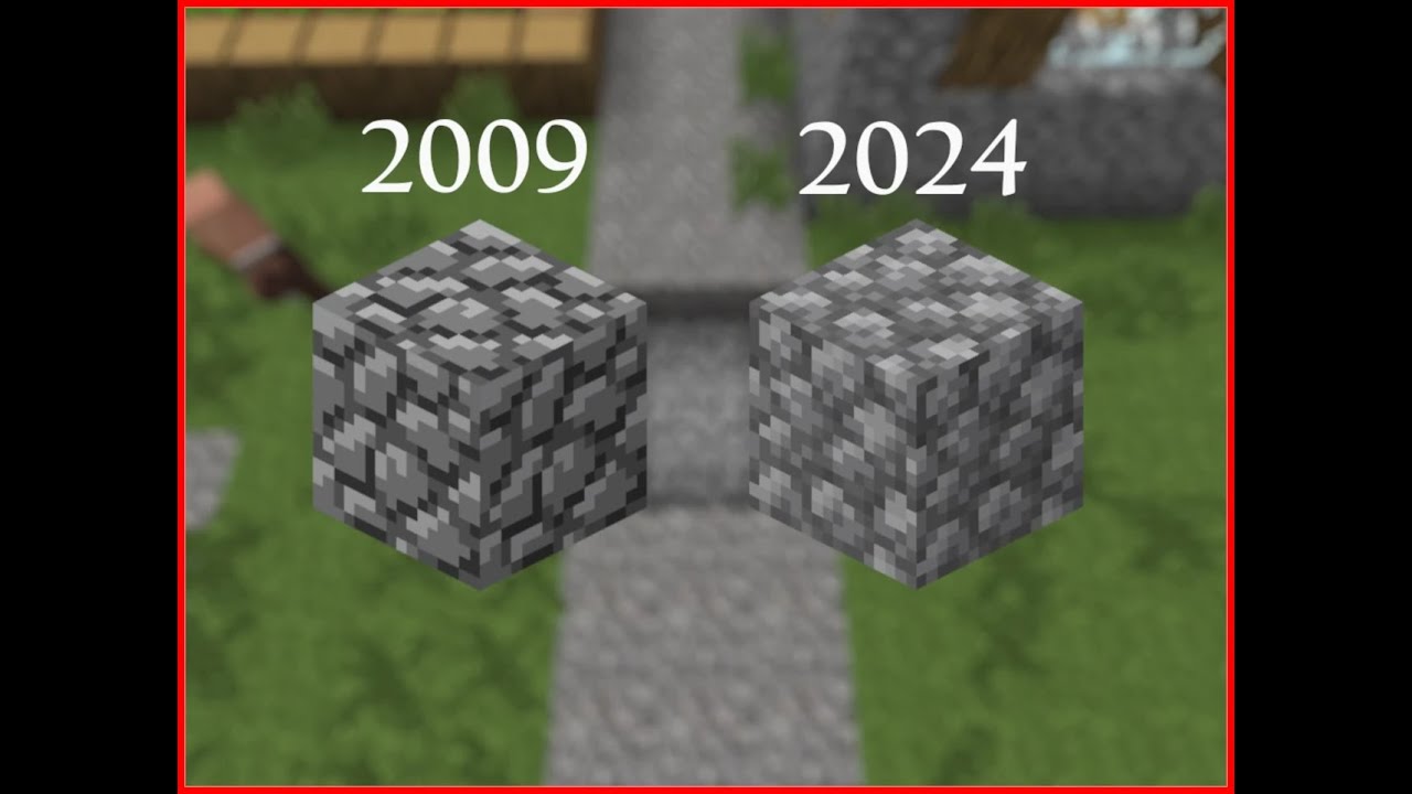 The Evolution of Minecraft Cobblestone (2009-2024) - YouTube