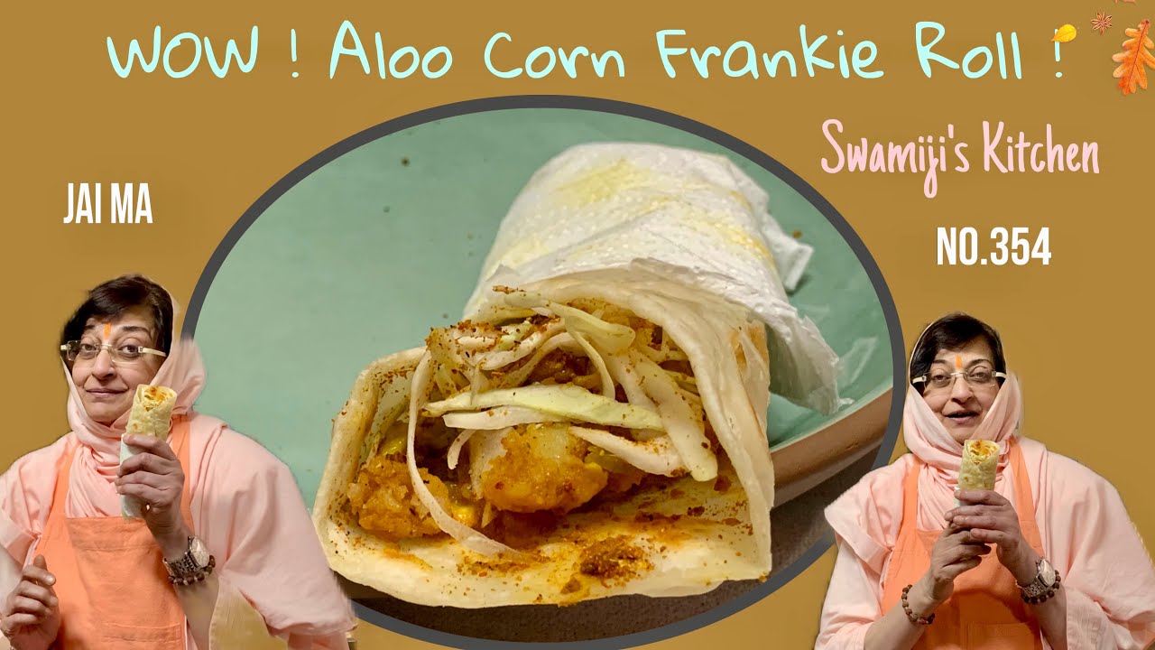 WOW! Aloo Corn Frankie Roll ! | No Onion Garlic | With Frankie Masala ...