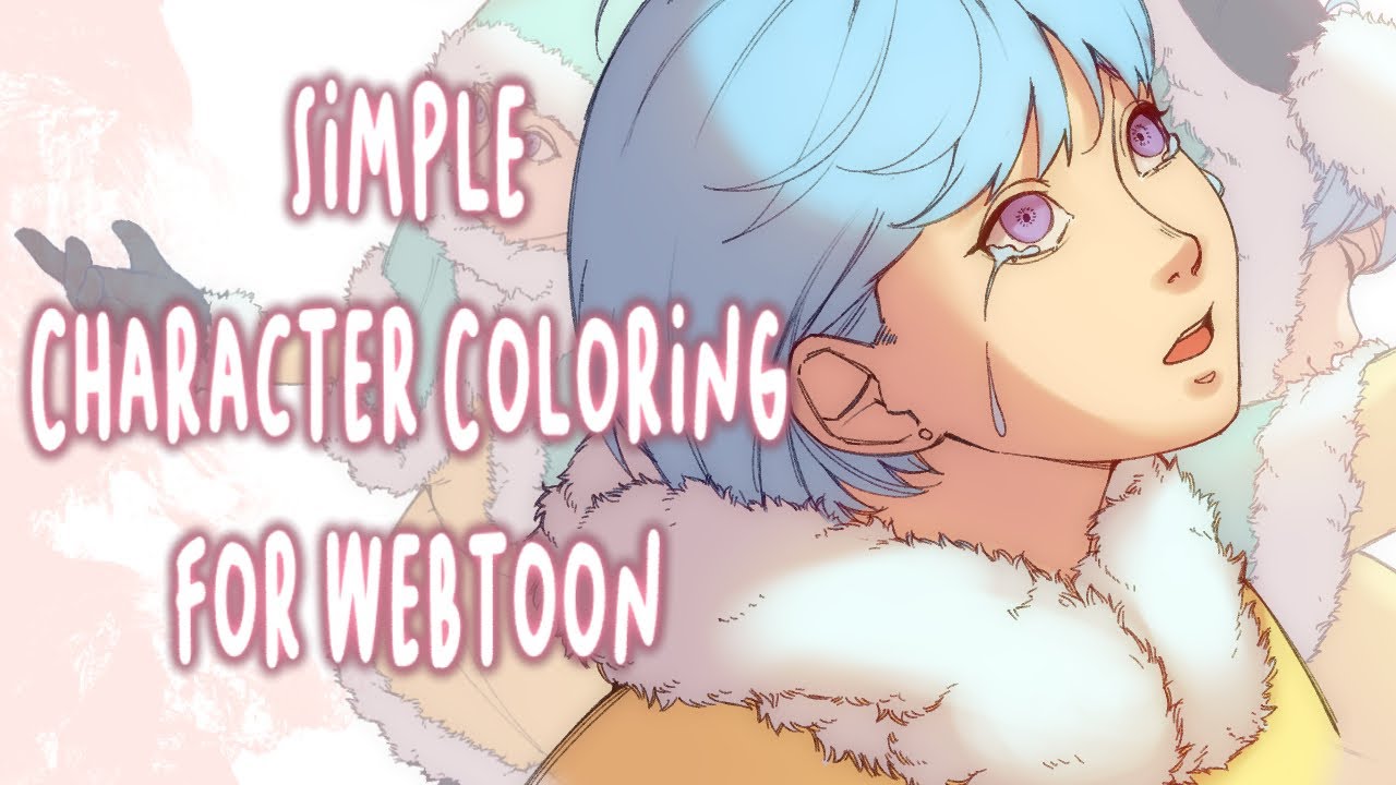 Simple Character Coloring for Webtoon on CSP! | shiraishiku - YouTube