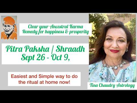 Pitra Paksha Shraadh Ritual/ Powerful remedy to clear your Ancestral Karma