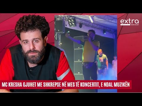 Mc Kresha gjuhet me shkrepse në mes të koncertit, e ndal muzikën - 2023 ...