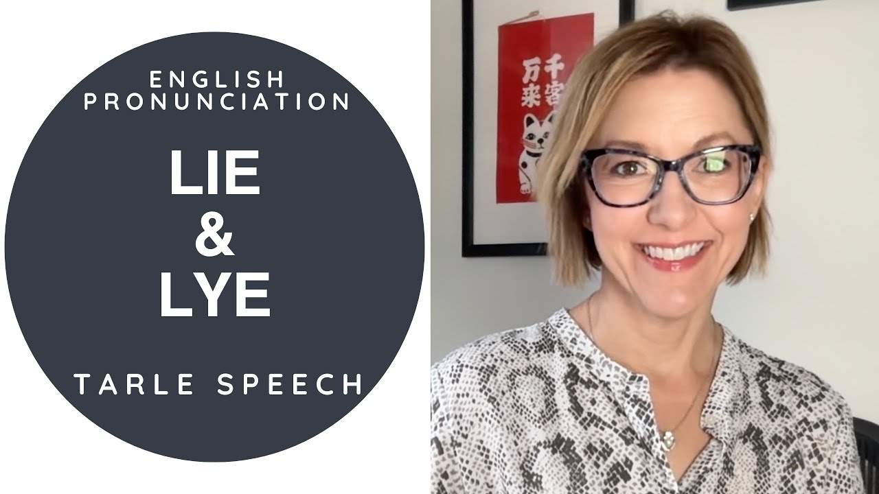 Learn to Pronounce LIE & LYE | American English Homophones | English ...
