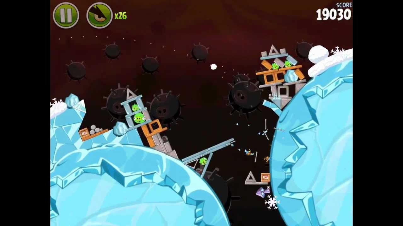 Angry Birds Space Danger Zone Level 25 Walkthrough 3 Star - YouTube