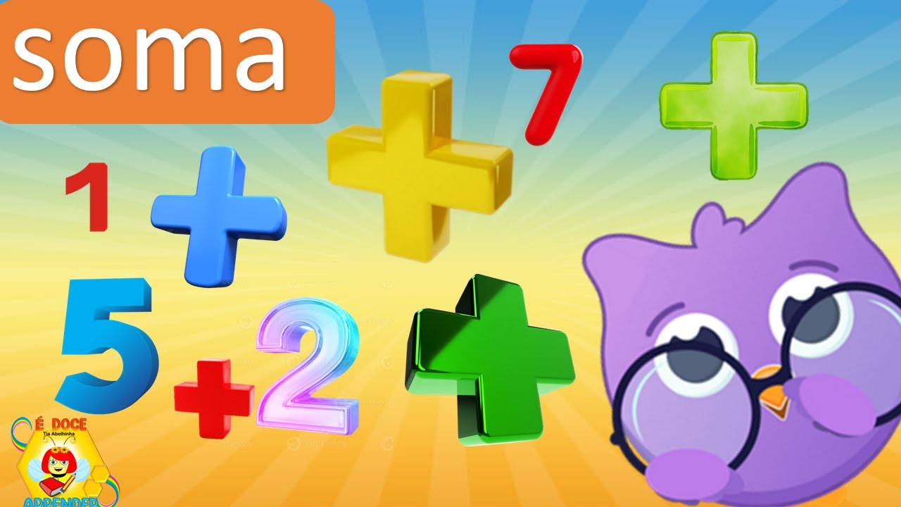 SOMA PARA CRIANÇAS - APRENDENDO A SOMAR / ADIÇÃO / MATEMÁTICA - YouTube