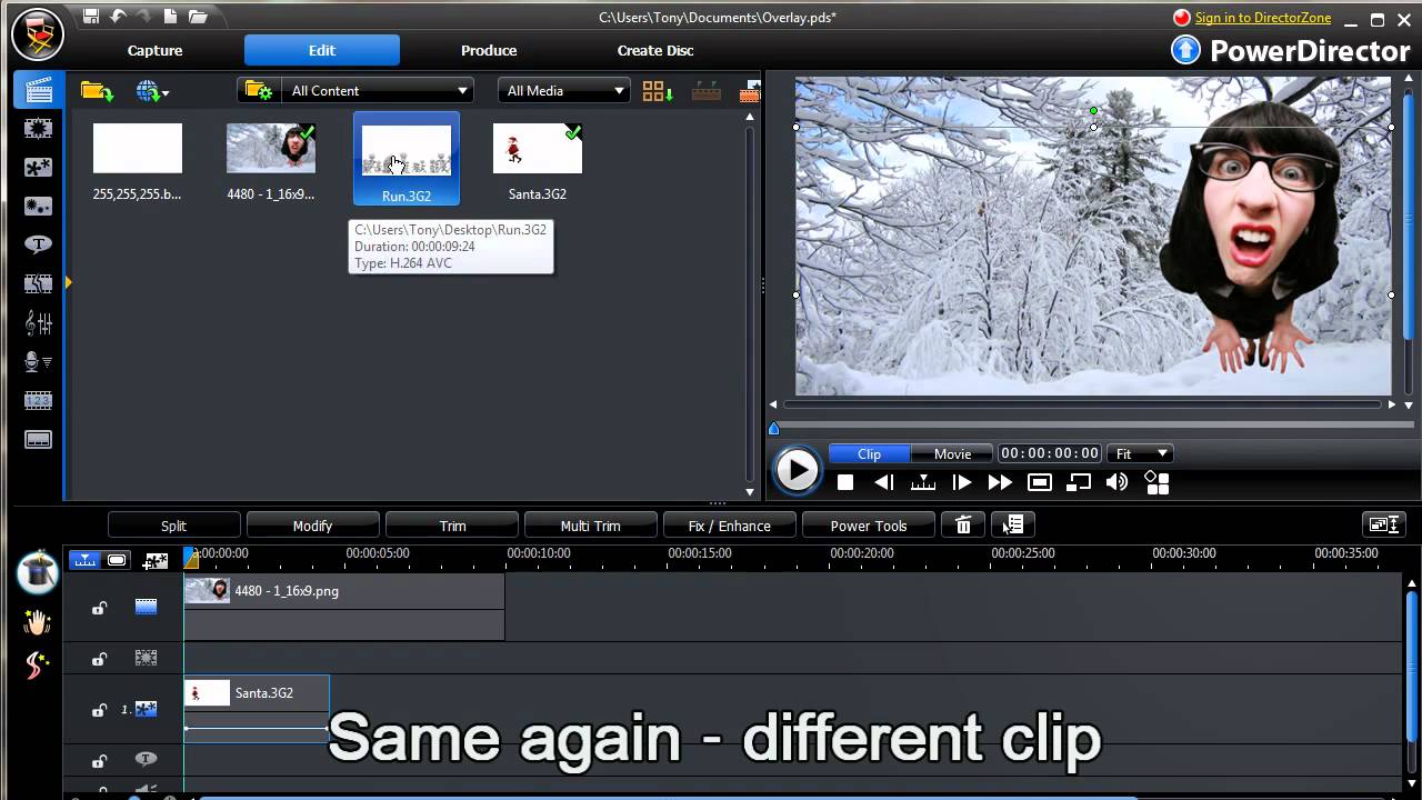 Video Overlay - YouTube