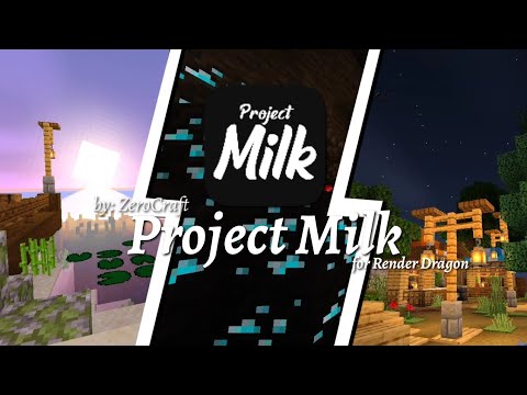 Project Milk R2 V.0.8 Shader | by : @ZeroCraftMC | support Render ...