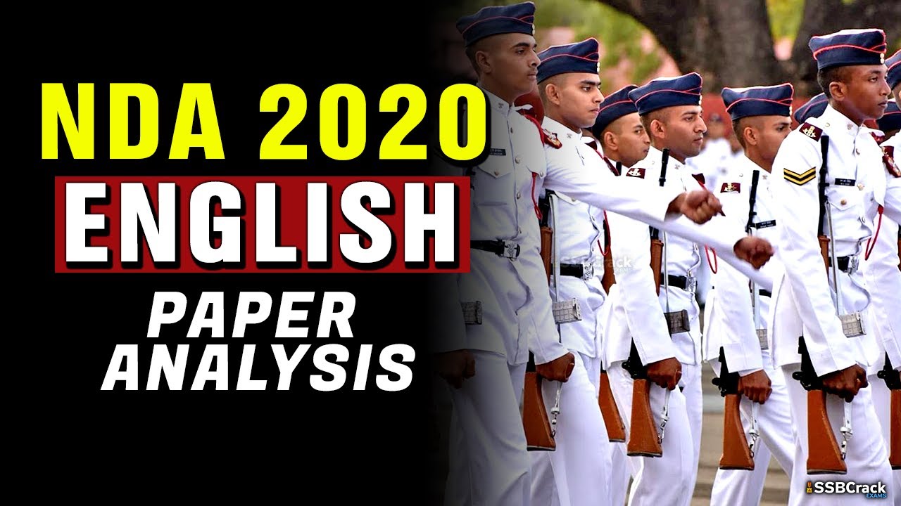 NDA Exam 2020 English Paper Analysis - YouTube