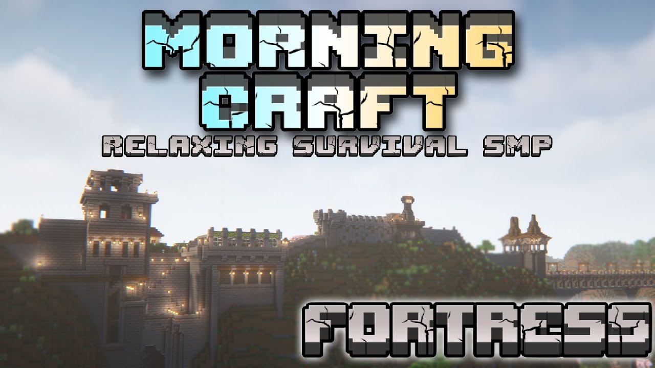 Building an Epic Waterfall Fortress! [Minecraft] MorningCraft - YouTube