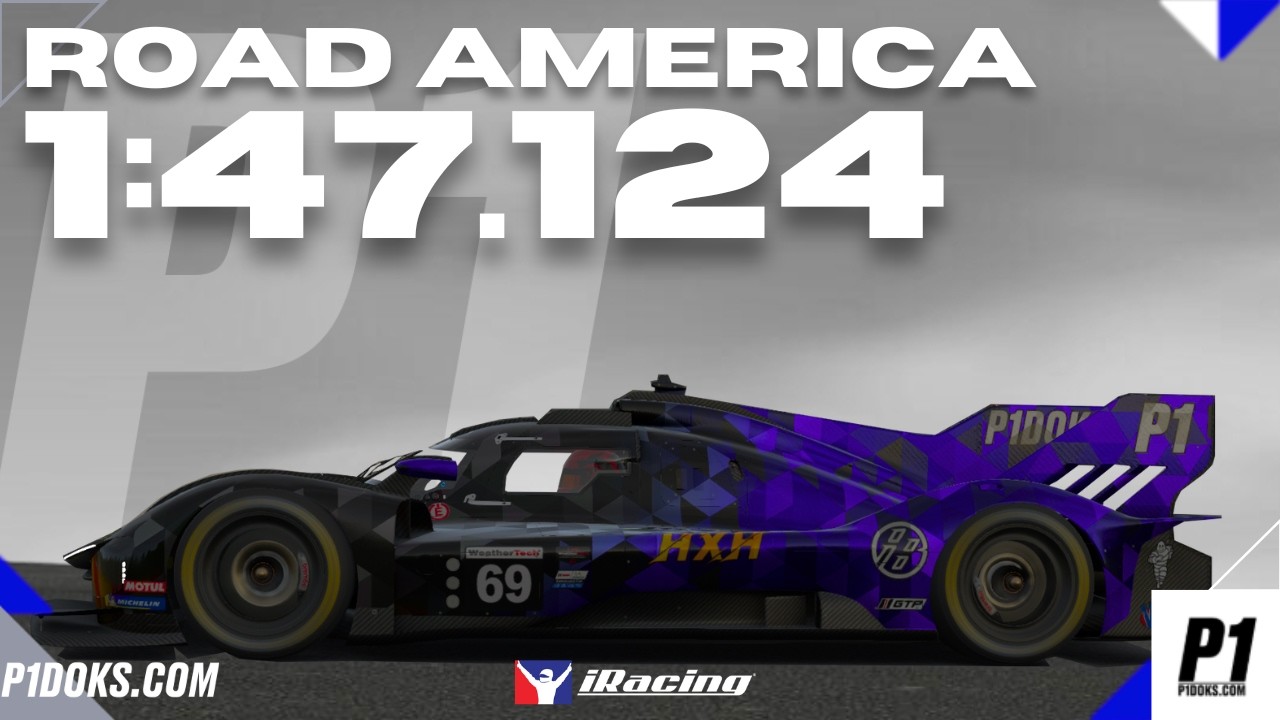 1:47.124 - Ferrari GTP - Road America - IMSA -│P1DOKS.COM 26S1 WEEK 9 ...