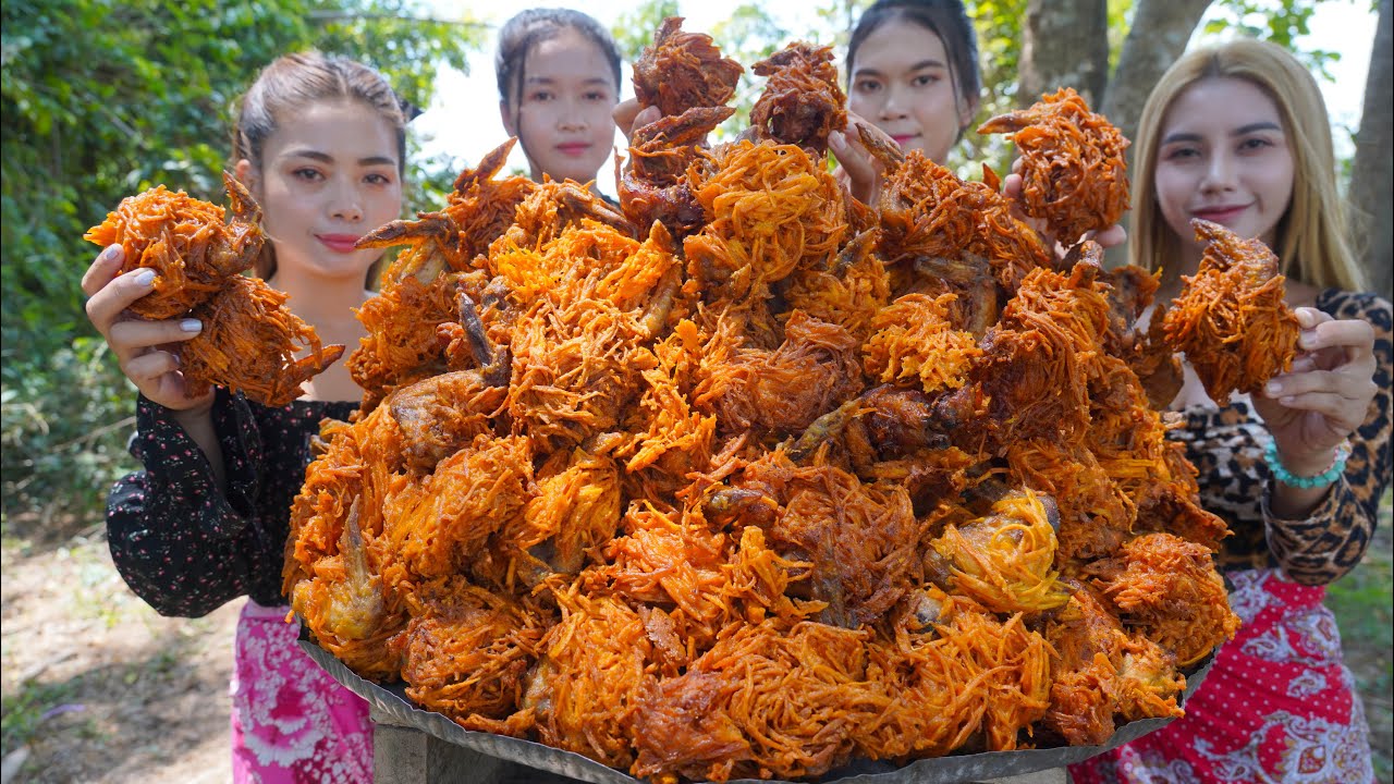 Chicken wings crispy with potato cook recipe and eat - Amazing video ...