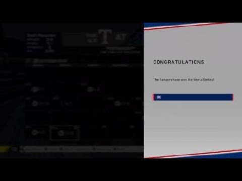 MLB® The Show™ 20 GM Mode Rangers Won WS in 1st season as GM - YouTube