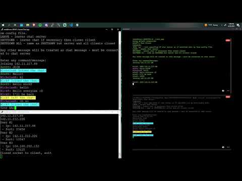 C Chat App - Final Implementation Demo