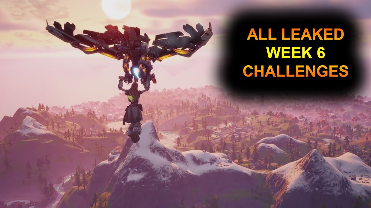 ALL LEAKED Week 6 Challenges in Fortnite Season 6 Primal - YouTube