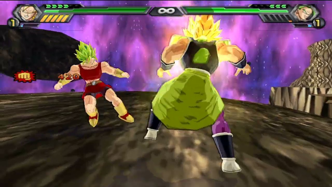 Dragon Ball Z Budokai Tenkaichi 4 : DBS Broly vs (LSS) Kale! - YouTube