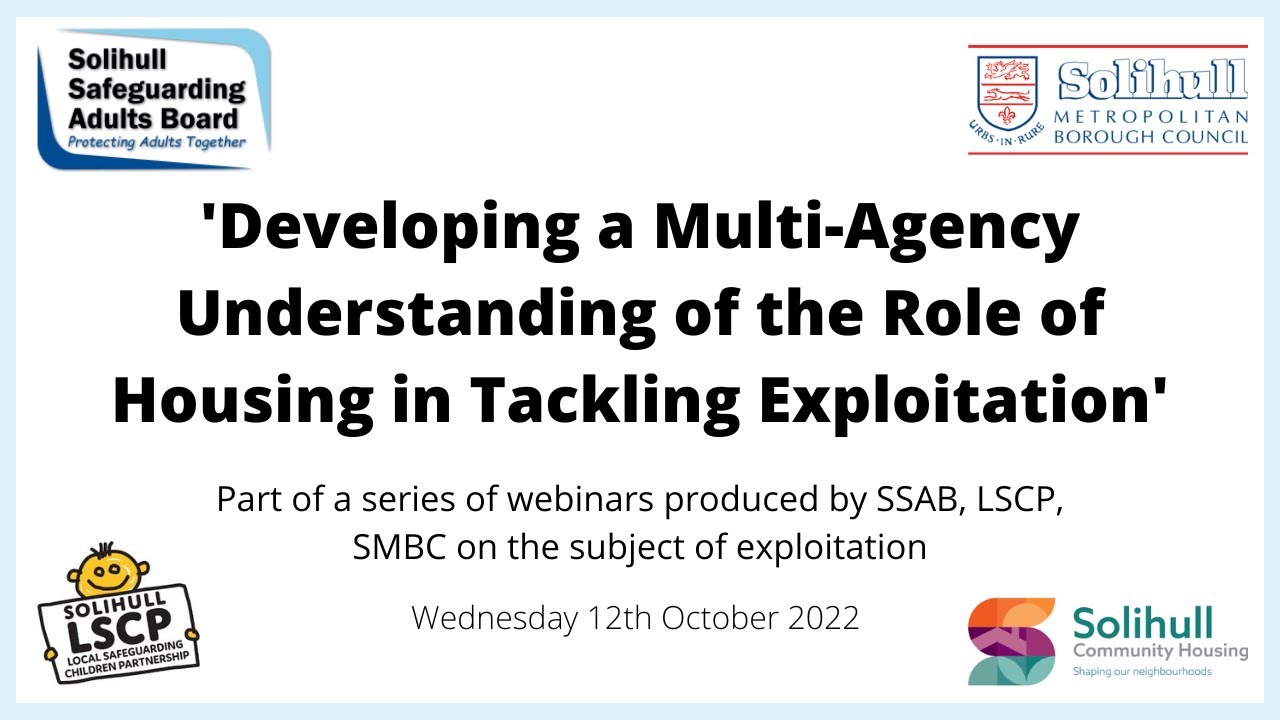 Developing a Multi-Agency Understanding of the Role of Housing in ...