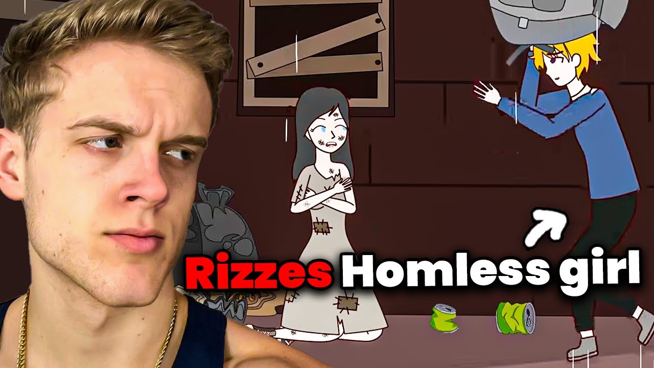 Man Rizzes Homeless Women?? - YouTube