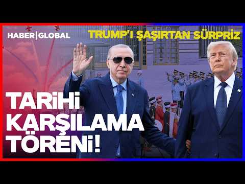 Cumhurbaşkanı Erdoğan ABD Başkanı Trump’ı Resmi Törenle Karşıladı!