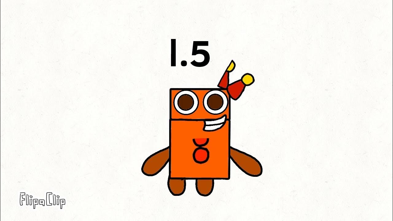 Numberblocks band halves remastered 1.5 3.5 - YouTube