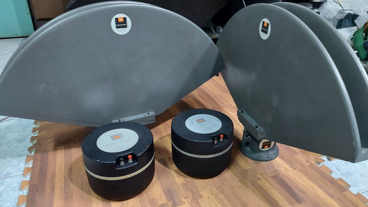 (đã bán)Test cặp kèn hết số của JBL..củ 376 và họng 2397 - YouTube
