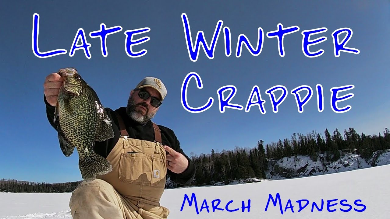 Insane CRAPPIE Action! Late Winter ICE FISHING for SLABS - YouTube