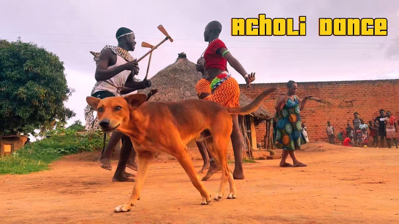 Acholi traditional dance - YouTube