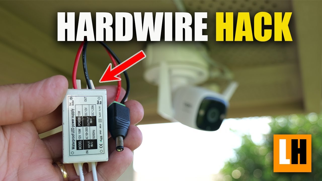 Hardwire your WIFI Security Cameras - No Power Outlet Needed! ft Tapo ...