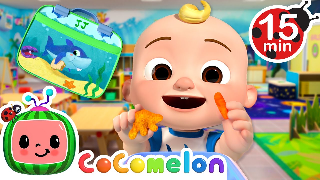 The Lunch Song LOOP | Food and Snacks at School | CoComelon Nursery ...