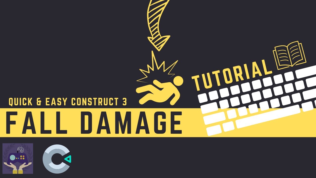 How to Include FALL DAMAGE - Construct 3 Tutorial - YouTube