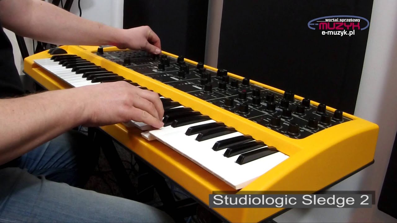 Studiologic Sledge 2 demo - test na E-MUZYK.pl - YouTube