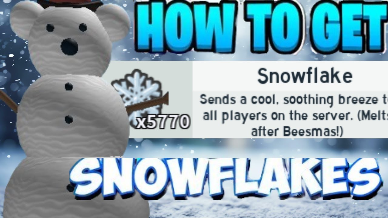 How to FARM *SNOWFLAKES* in Bee Swarm simulator (EASY 2024) - YouTube