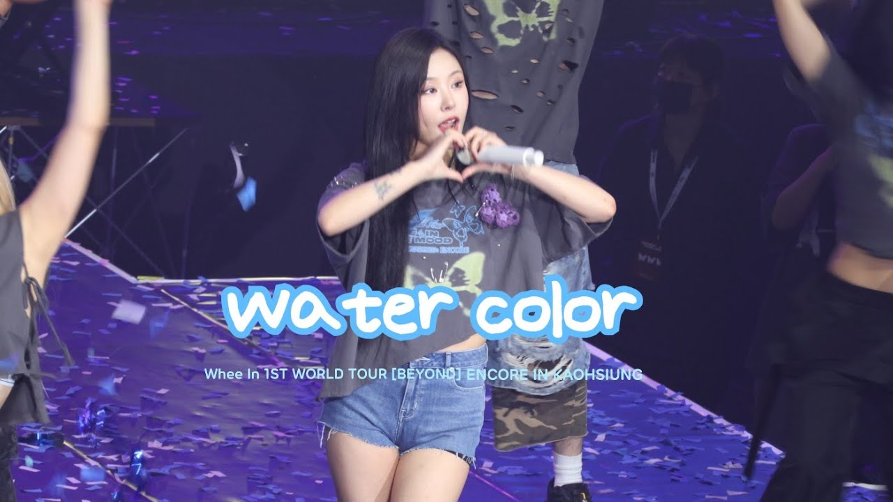 240825 Whee In 1ST WORLD TOUR [BEYOND] ENCORE in 가오슝 water color 휘인 직캠 ...