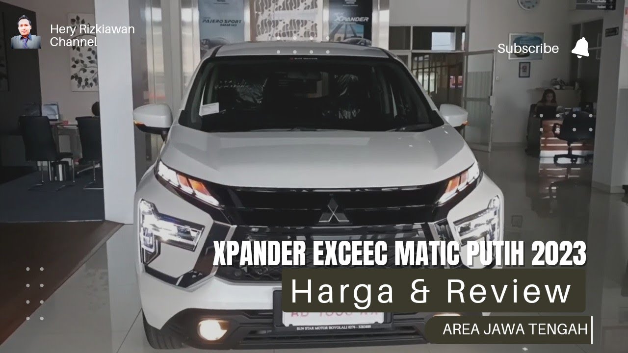 REVIEW DAN HARGA MITSUBISHI NEW XPANDER EXCEED CVT PUTIH 2023 - YouTube