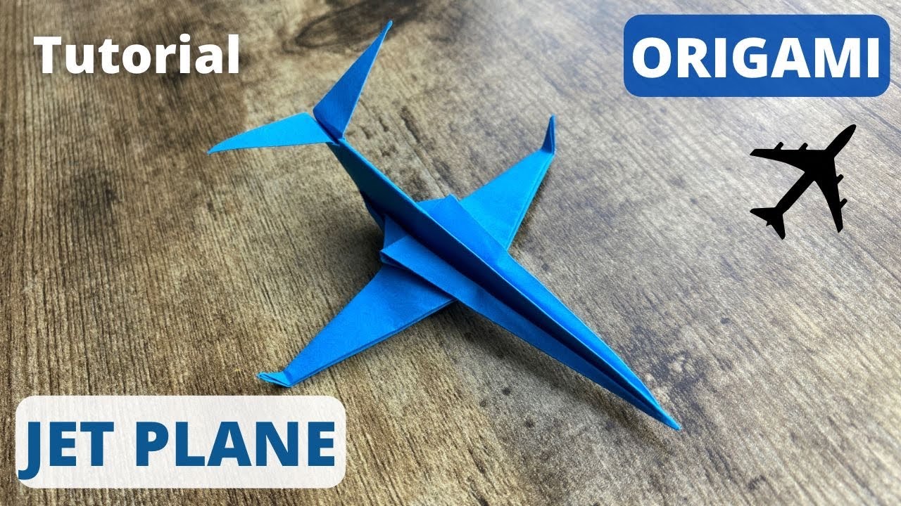 EASY JET PLANE ORIGAMI TUTORIAL ORIGAMI WORLD PLANE FOLDING | DIY PAPER ...