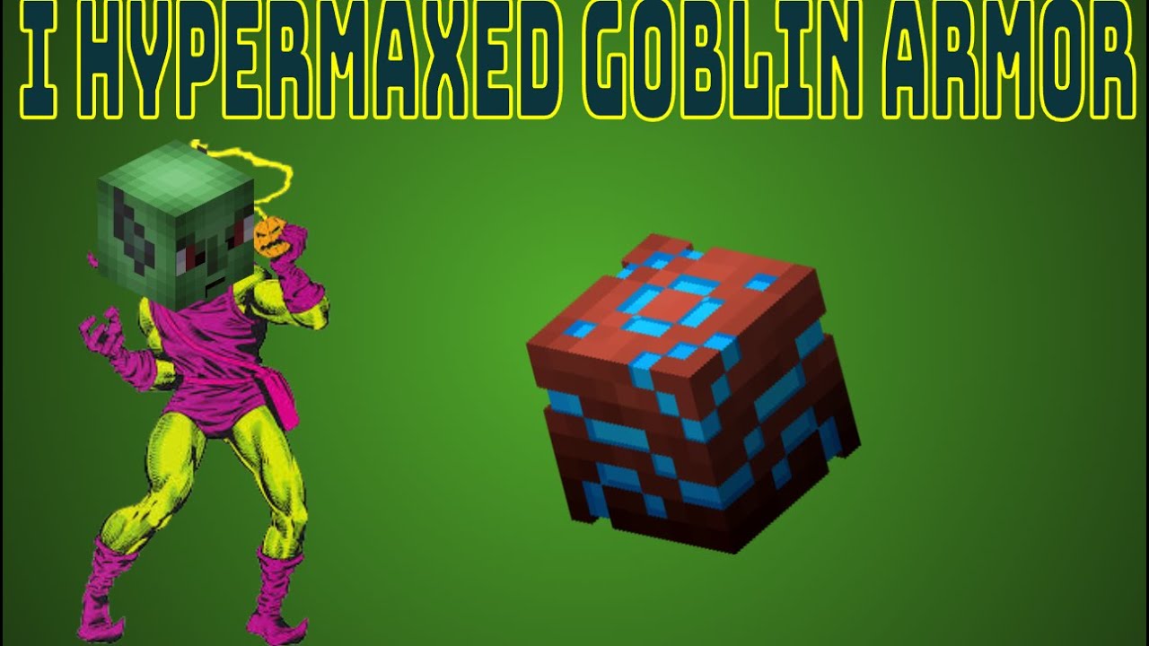 I Hypermaxed Goblin Armor on Hypixel Skyblock (50 sub special) - YouTube
