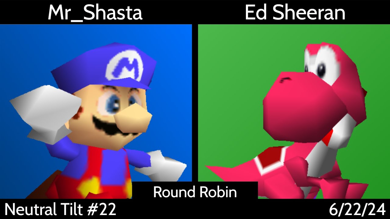 [SSB64] Neutral Tilt #22 (Singles) - Mr_Shasta (Mario) vs. Ed Sheeran ...
