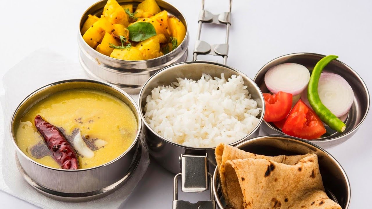 Lunch Box Recipes | Dal Chawal,Aloo Sabzi, Methi Thepla Recipe | Veg ...