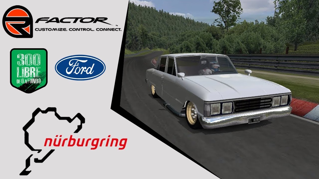 rFactor || Ford Falcon en EL INFIERNO VERDE @ Nordschleife Tourist ...
